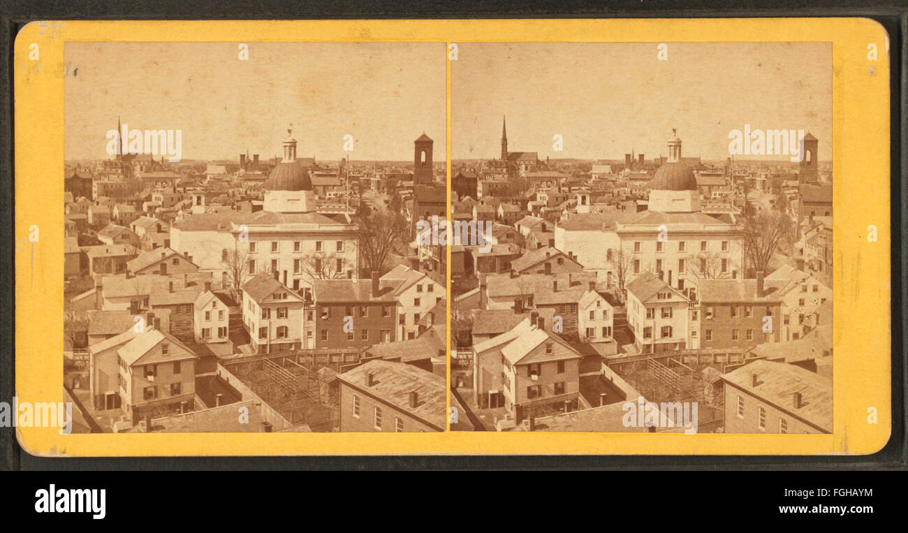 This photograph by Manchester Bros. offers a panoramic view of ...