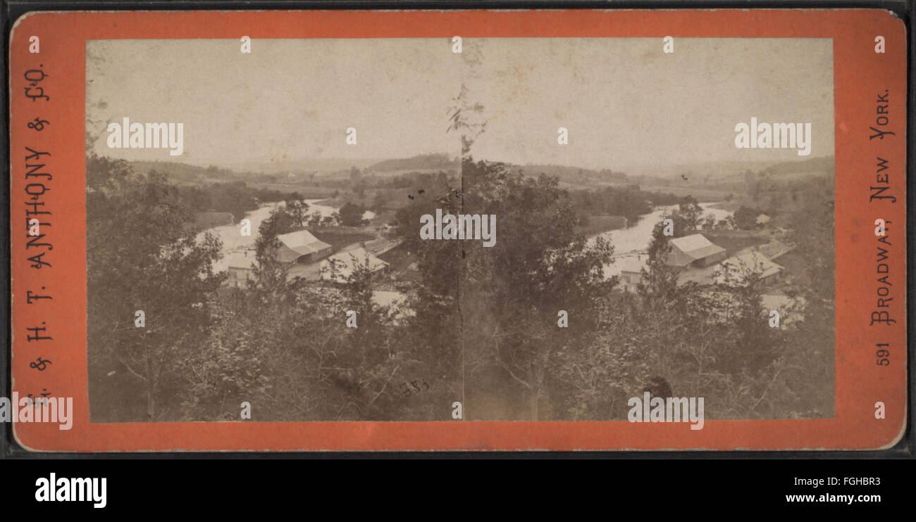 A photograph by E. & H.T. Anthony depicting a scenic view of Catskill ...