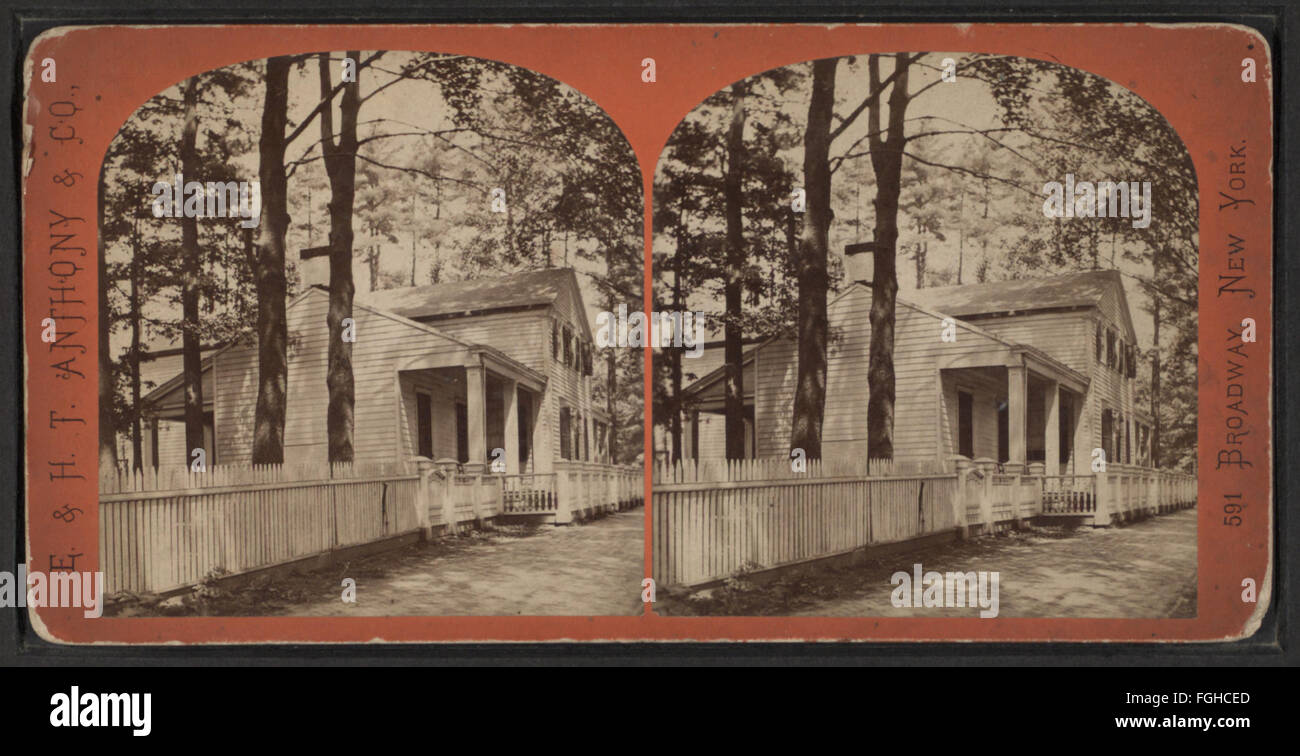 A photograph by E. & H.T. Anthony depicting Walworth Mansion ...
