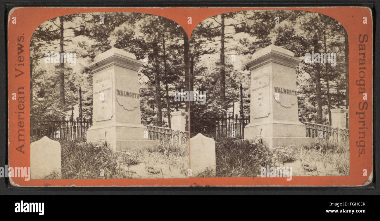 A photograph by E. & H.T. Anthony depicting the Walworth Monument. The ...
