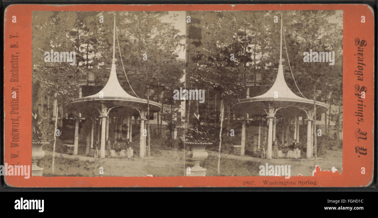 Photograph of Washington Spring, showcasing the natural spring in its ...