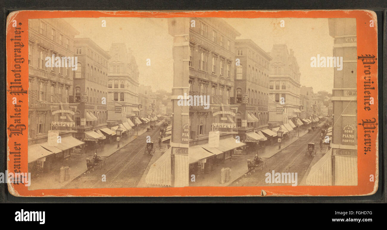 A photograph by Leander Baker capturing Westminster Street in ...