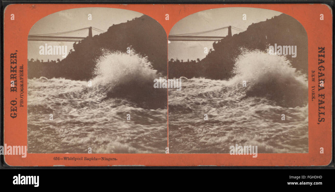 George Barker’s photograph captures the powerful Whirlpool Rapids at ...