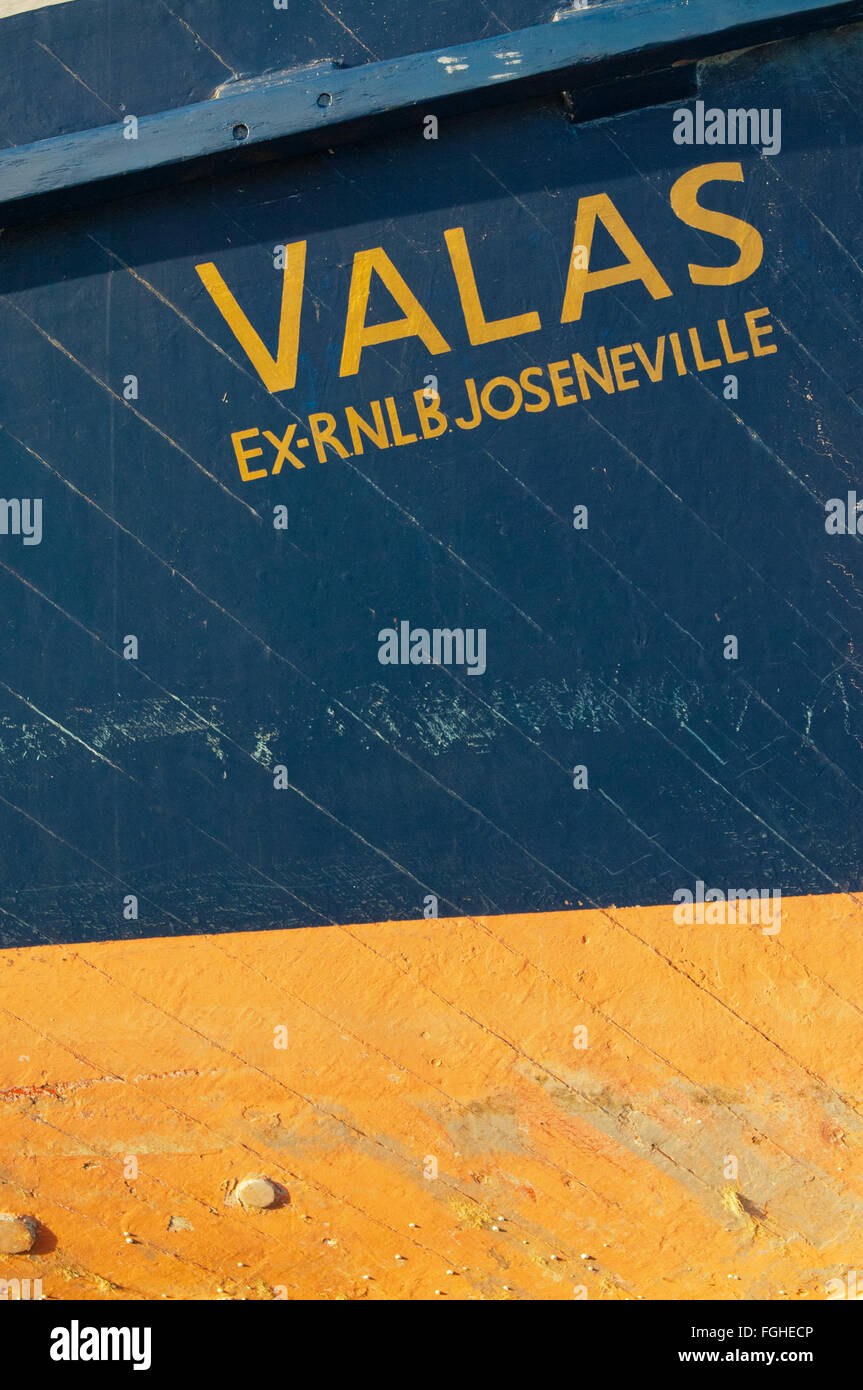 Valas ex-rnli lifeboat Joseneville Stock Photo - Alamy