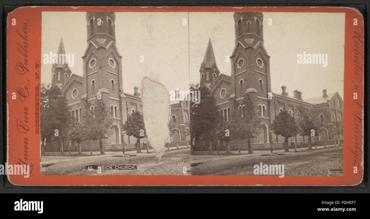 Brick Church, by Union View Co Stock Photo - Alamy