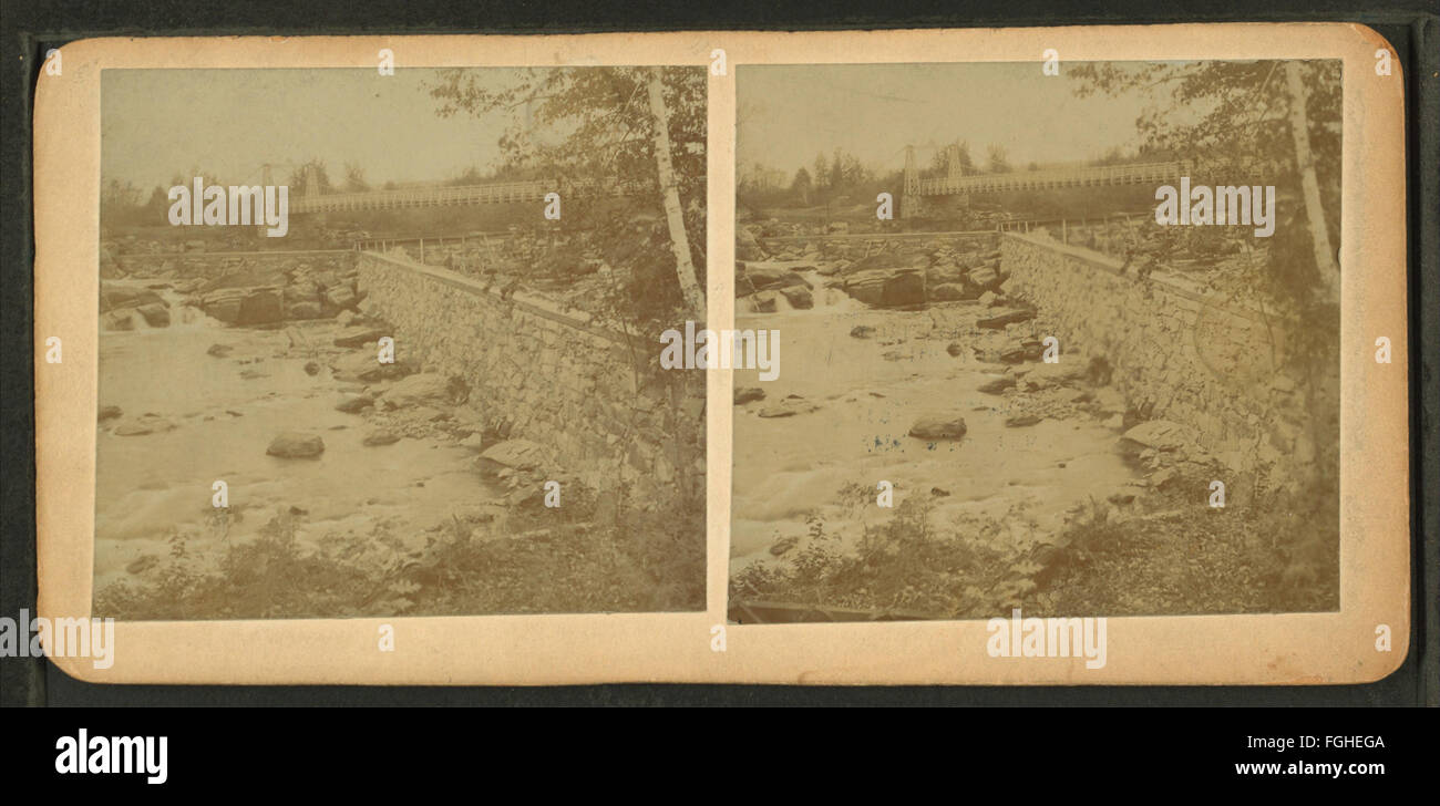 Photograph of a bridge at Sheldon Junction, Vermont, taken by Richard ...