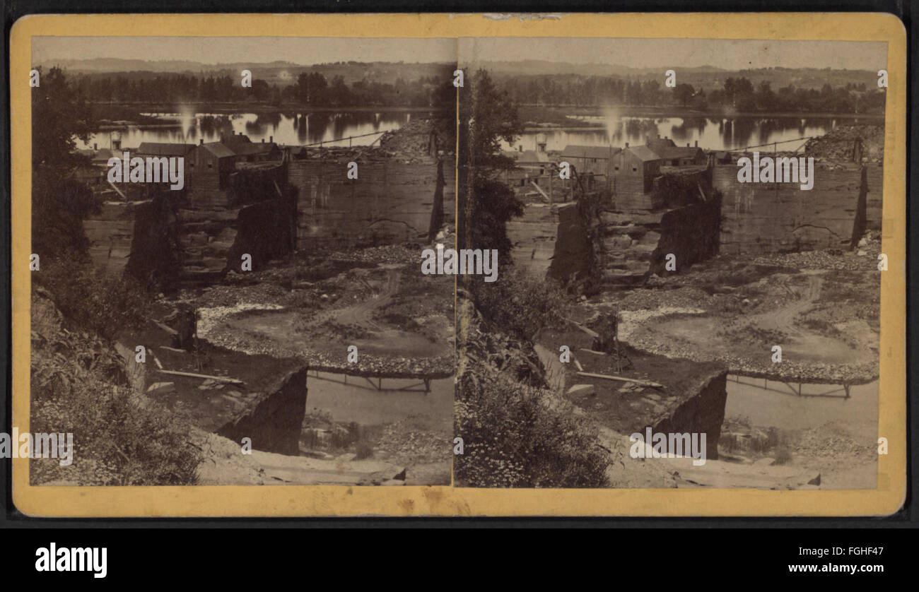 This stereoscopic photograph from the Robert N. Dennis collection shows ...