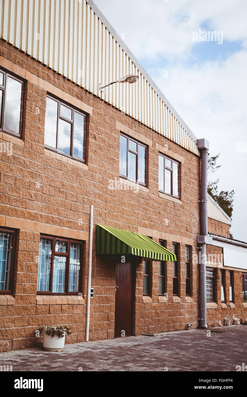 Exterior shot of warehouse Stock Photo - Alamy