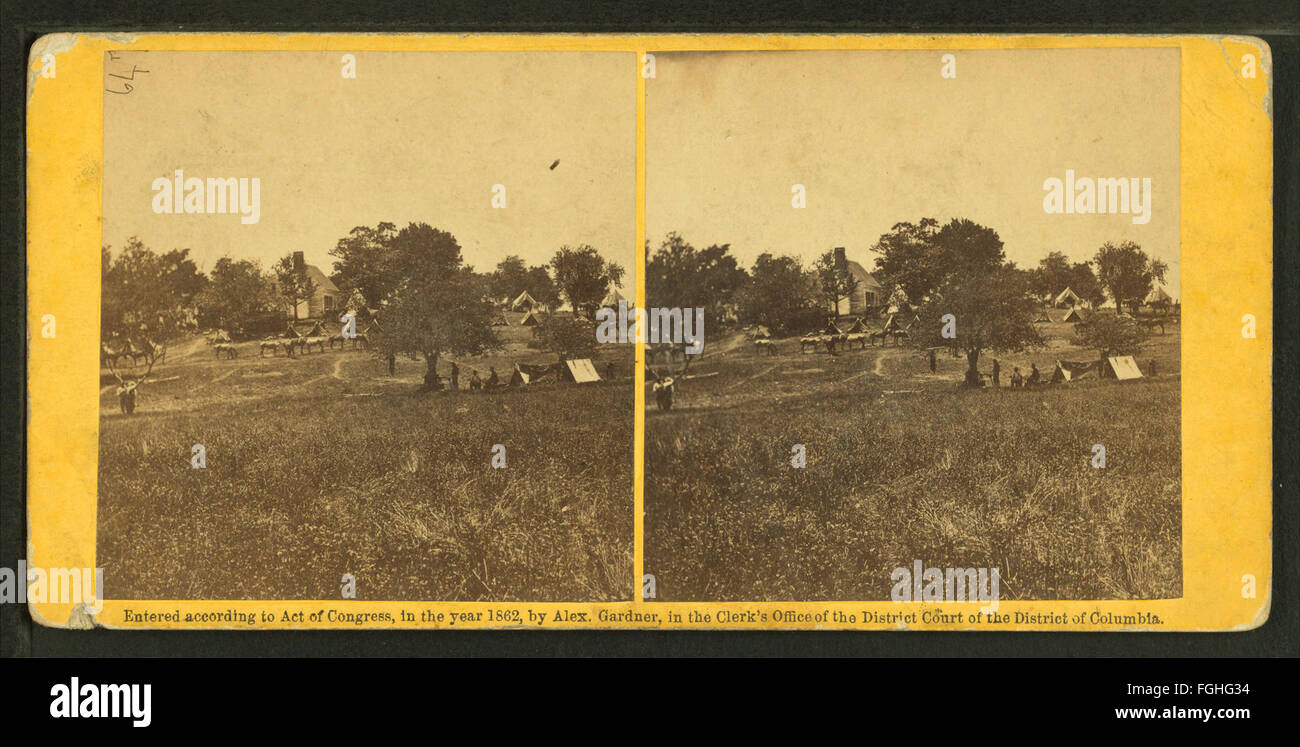 A photograph by Timothy H. O'Sullivan of General M'Dowell's bodyguard ...