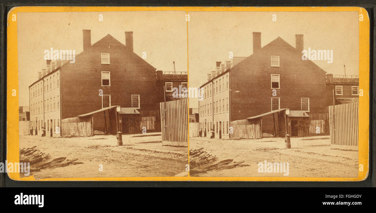 A stereoscopic view from the Robert N. Dennis collection showing Castle ...