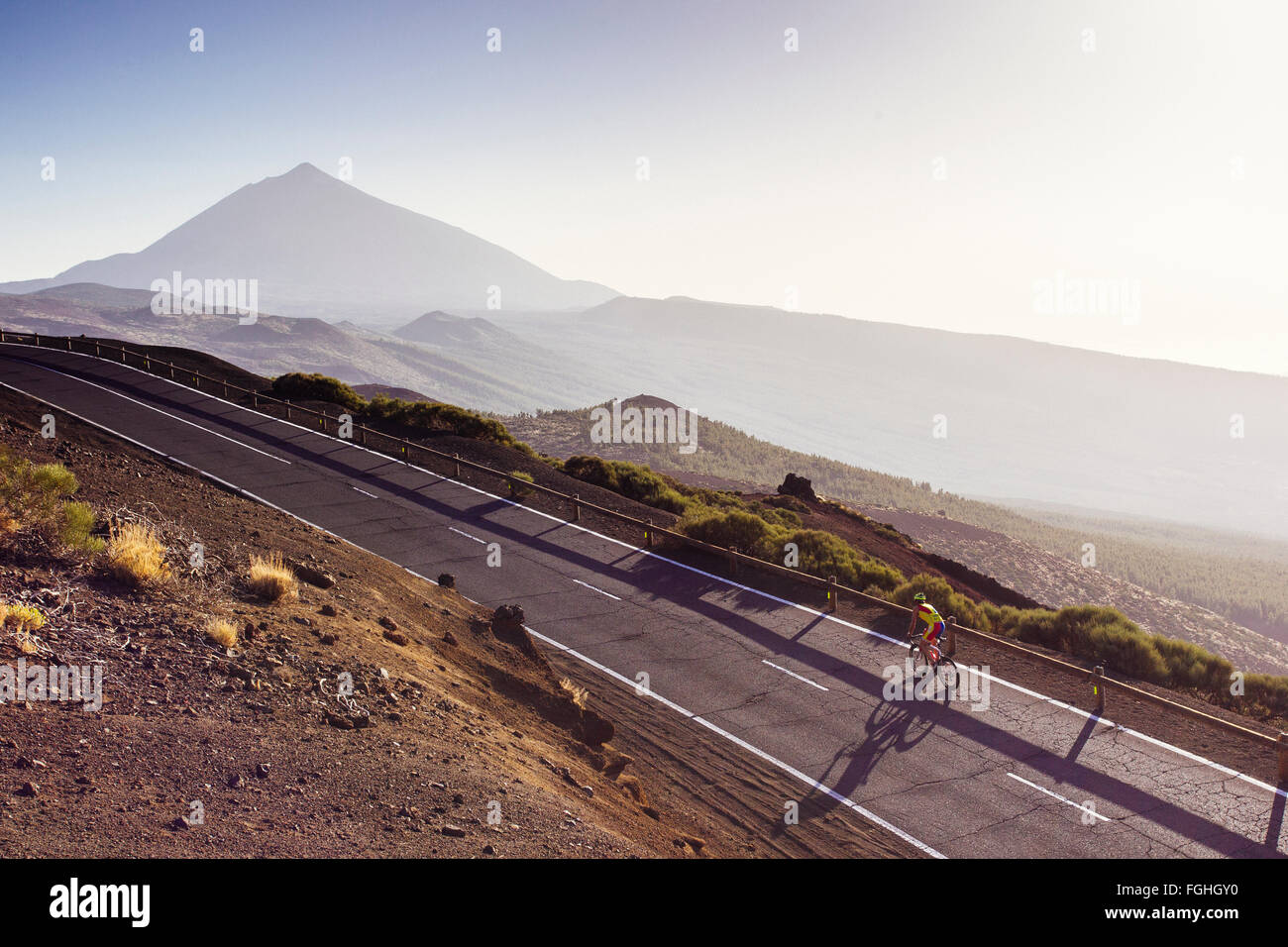 Back view of cyclist hi-res stock photography and images - Alamy