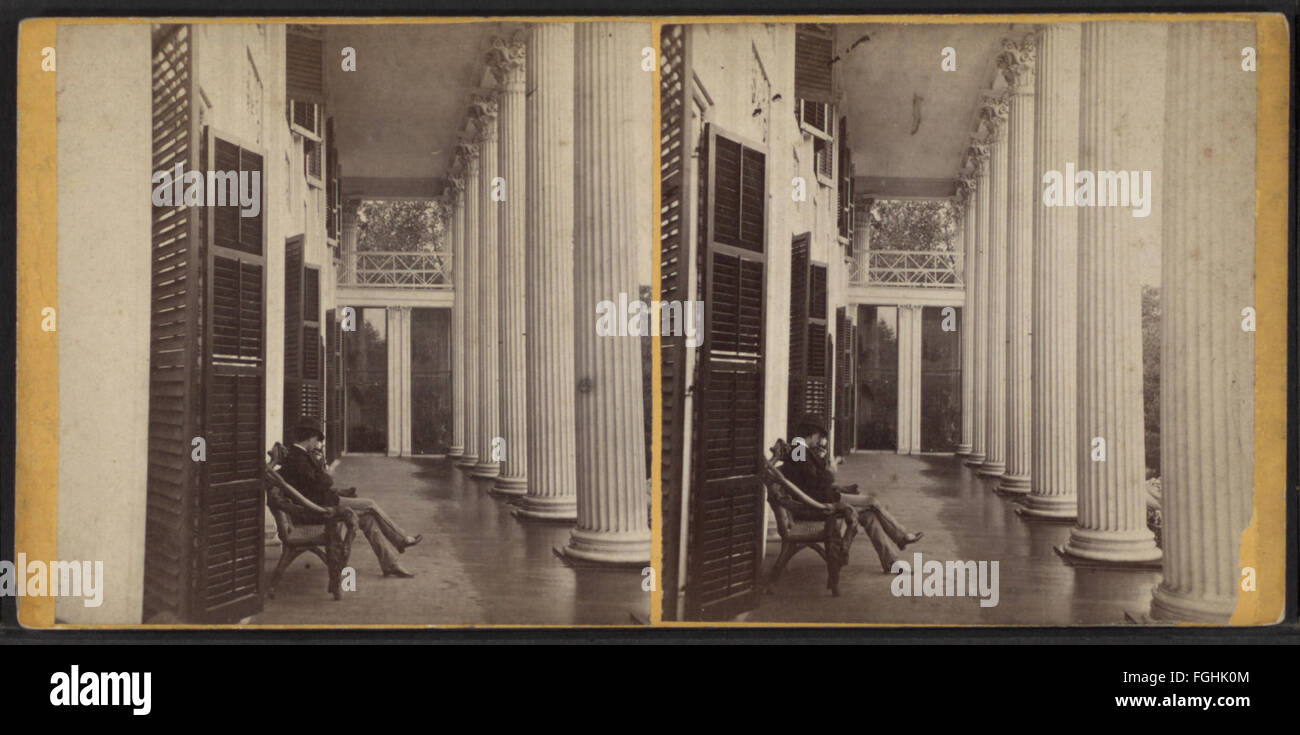 A photograph from the Robert N. Dennis collection showing the Colonnade ...