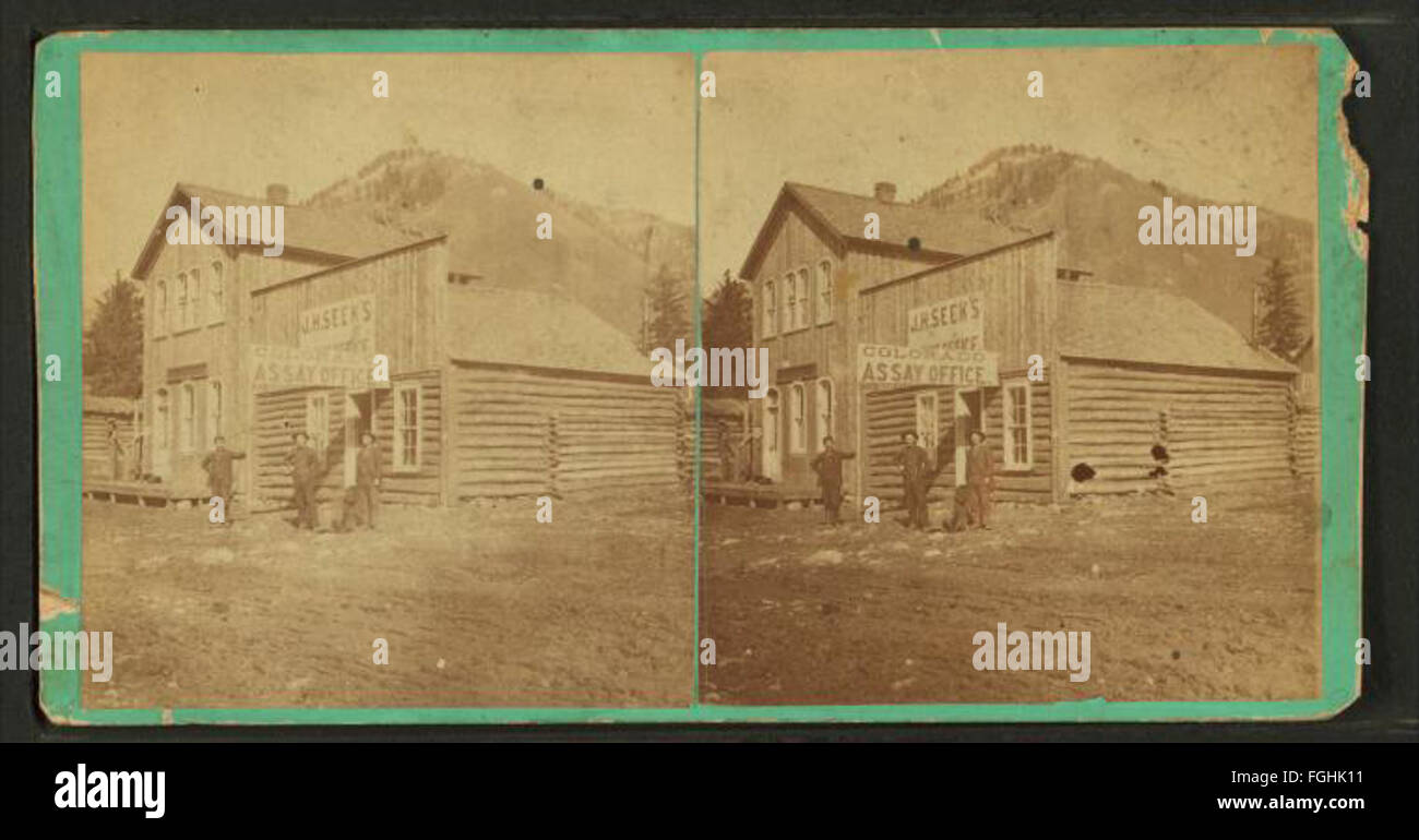 A photograph of the Colorado Assay Office, taken by Robert N. Dennis ...