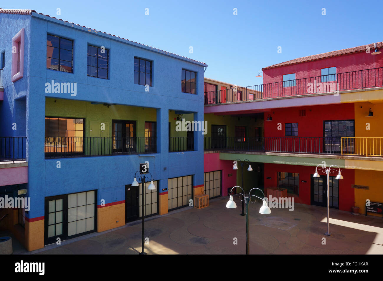 Multicolor building place Stock Photo - Alamy