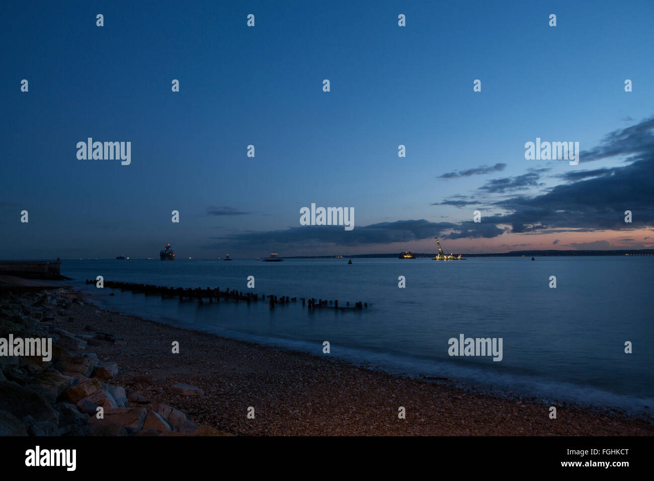 Submerged groyne hi-res stock photography and images - Alamy