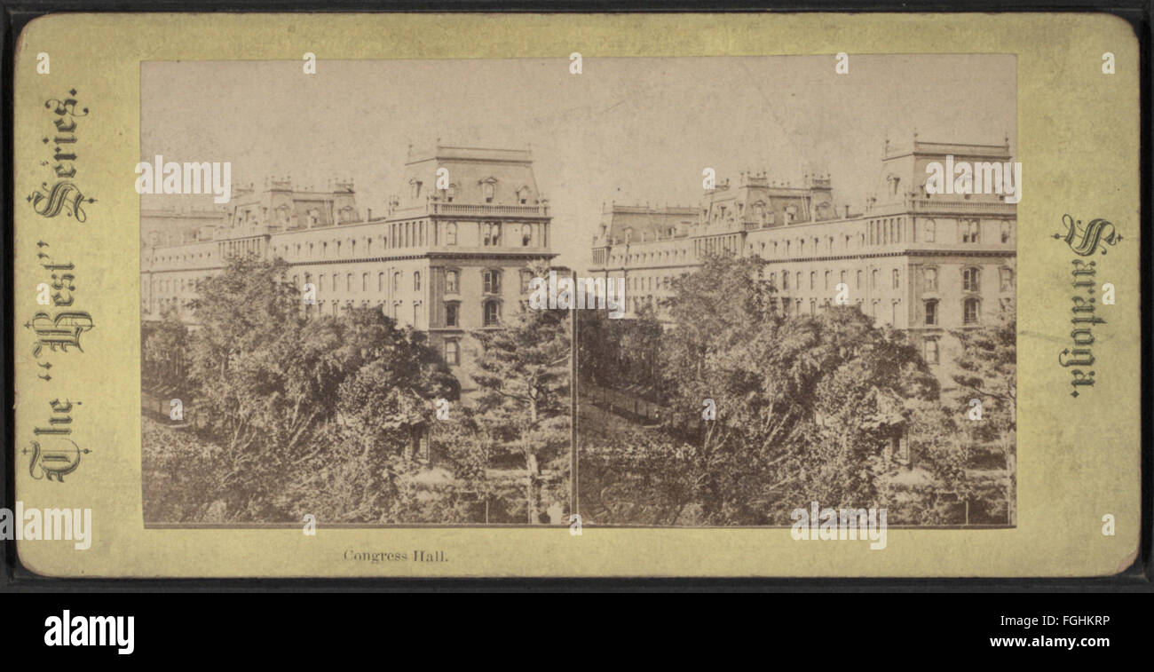 A photograph of Congress Hall, captured from the Robert N. Dennis ...