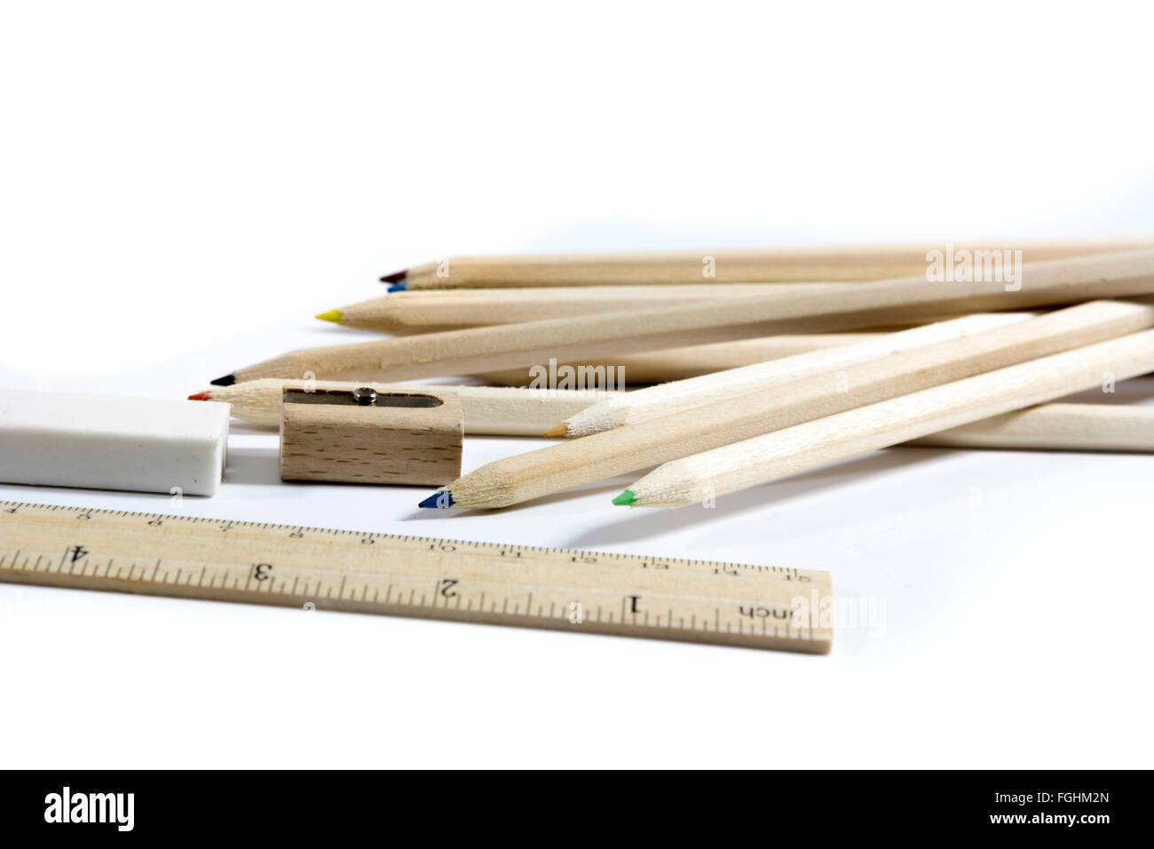 Eraser ruler hi-res stock photography and images - Alamy