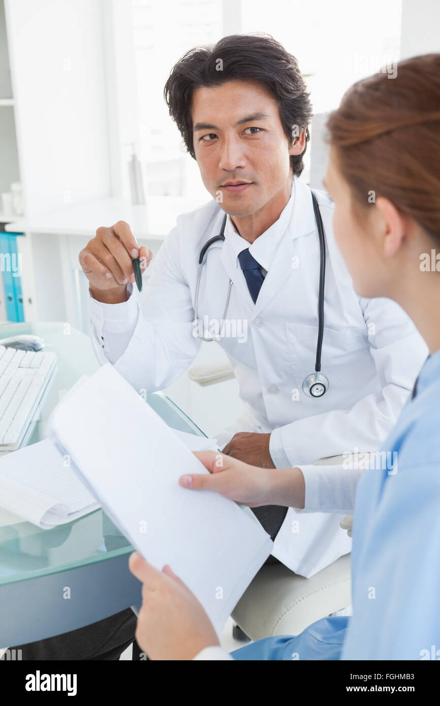 Reviewing notes hi-res stock photography and images - Alamy