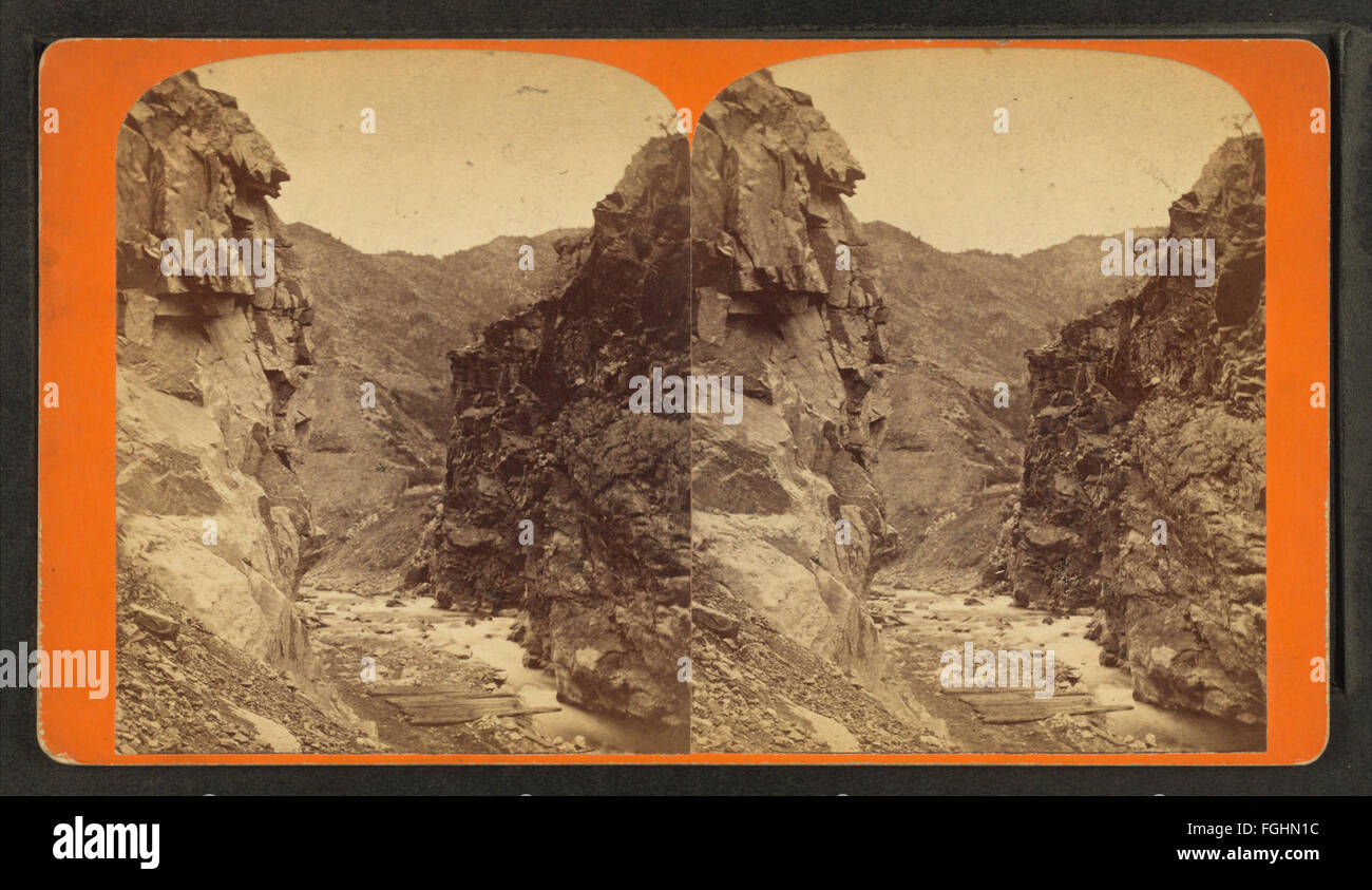 Photograph of Devil's Gate in Weber Canyon, Utah, showcasing the unique ...