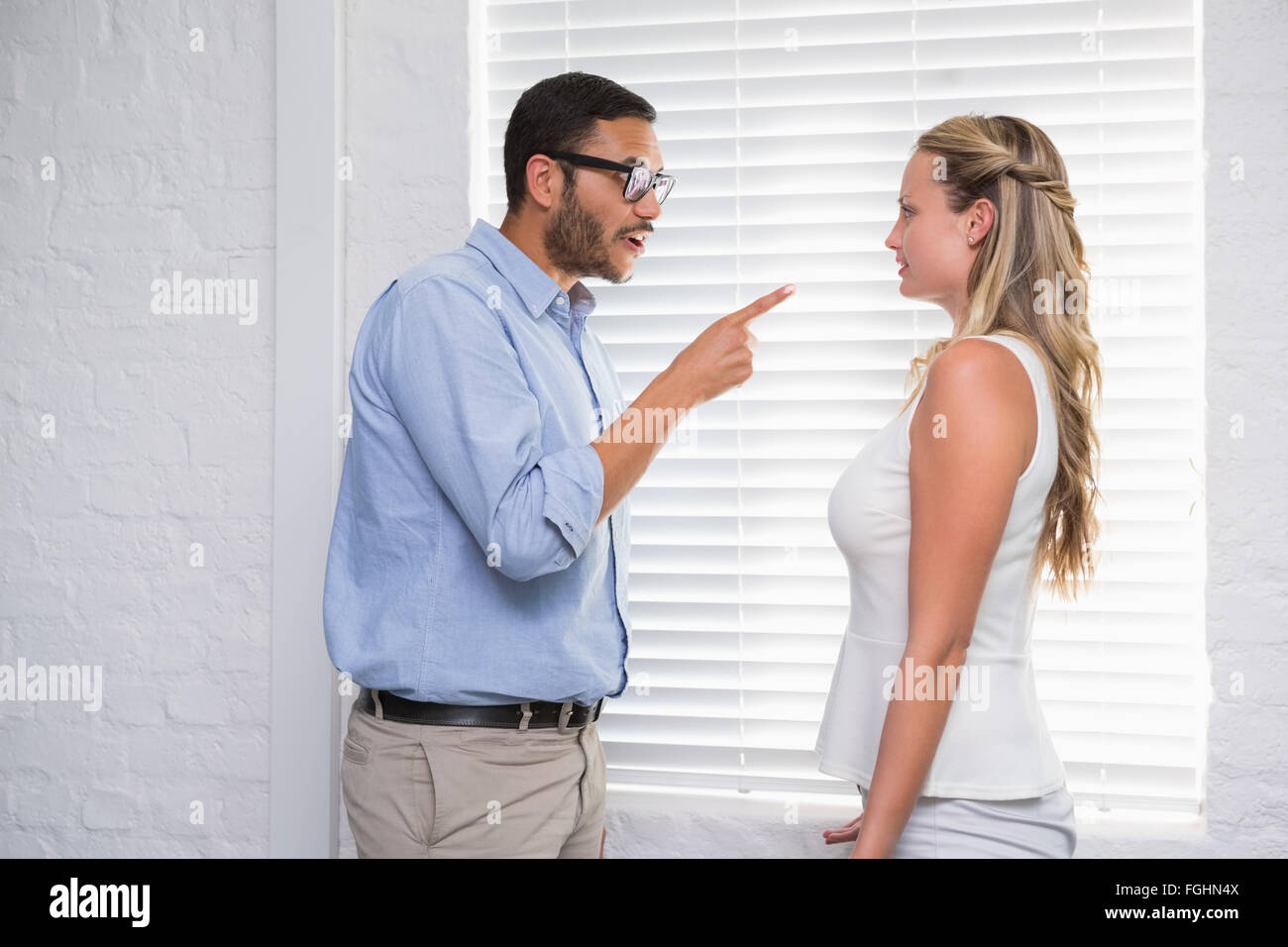 Casual colleagues in an argument at office Stock Photo - Alamy Casual colleagues in an argument at office Stock Photo - Alamy