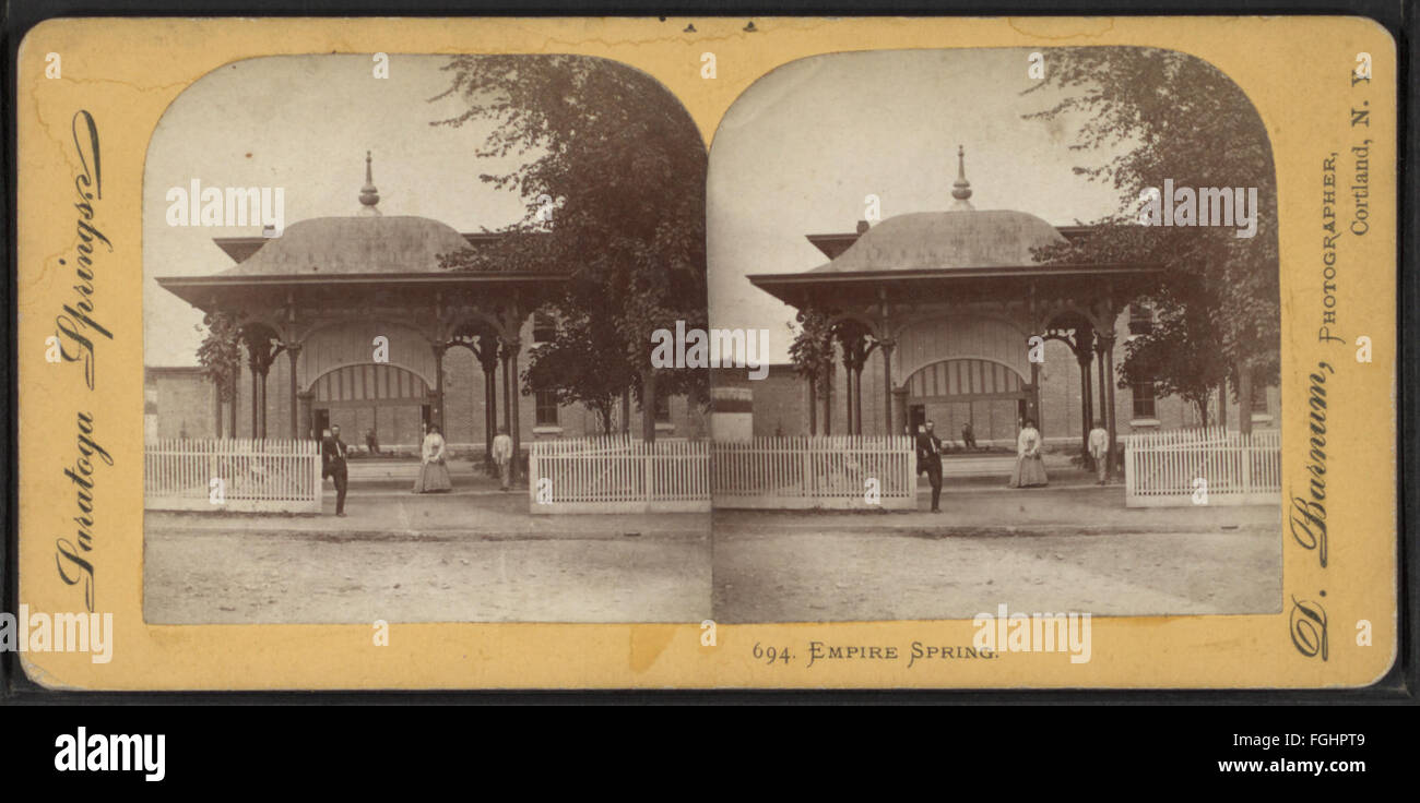 A photograph by Deloss Barnum showing Empire Spring, highlighting the ...
