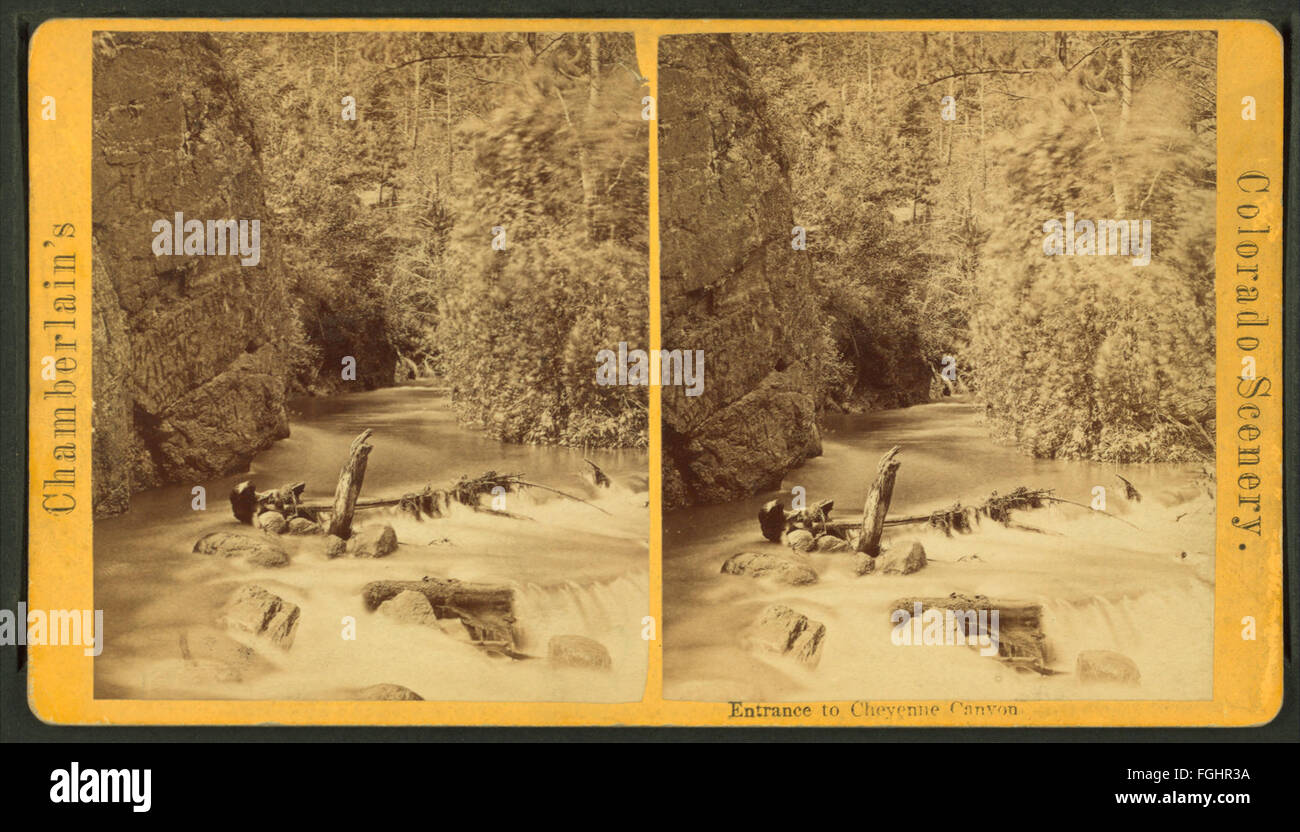 This photograph by William Gunnison Chamberlain shows the entrance to ...