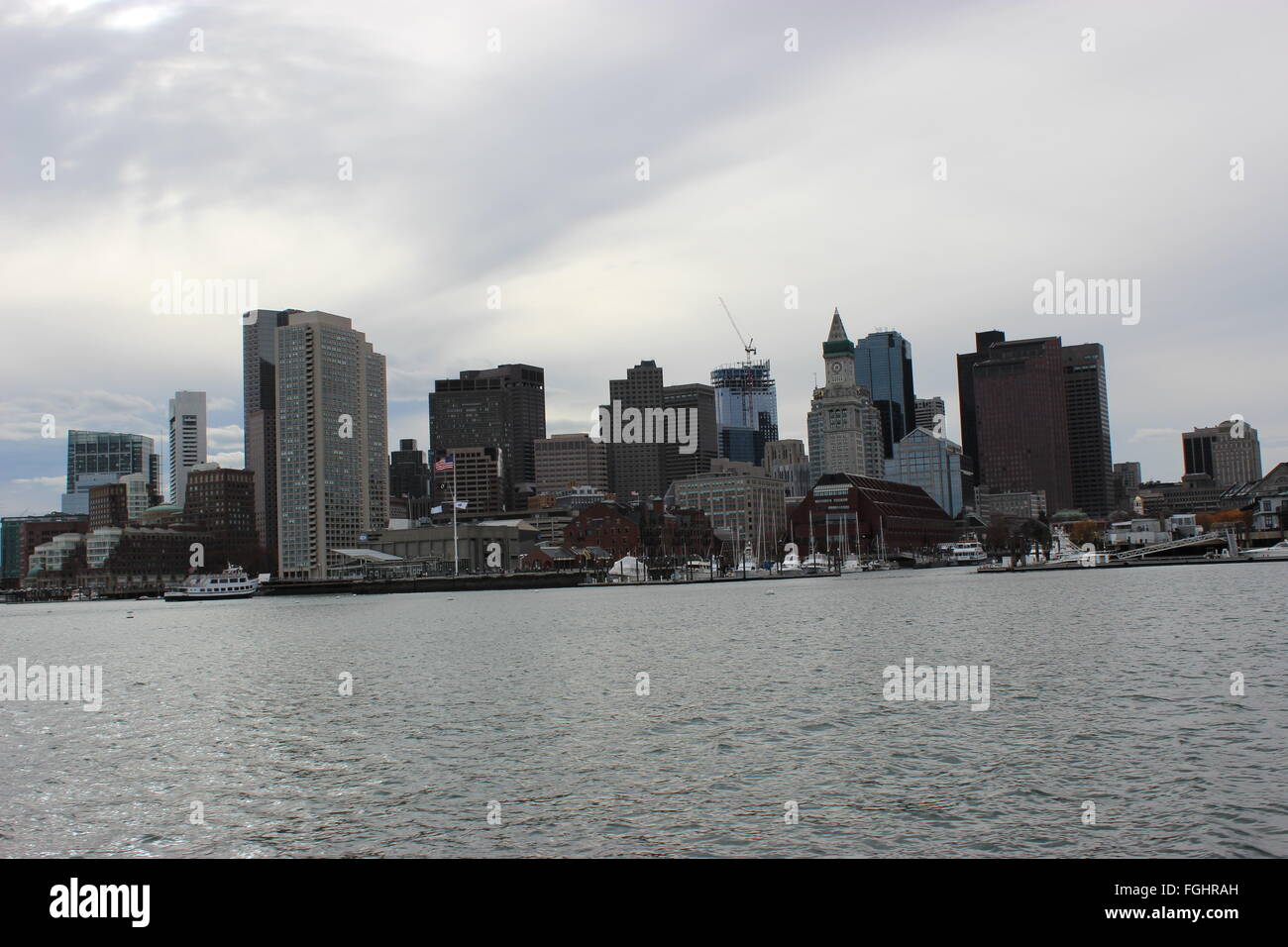 Boston Harbor overview Stock Photo - Alamy