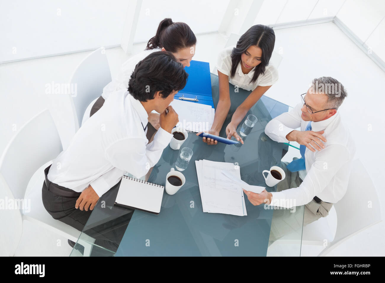 Business team hard at work Stock Photo - Alamy