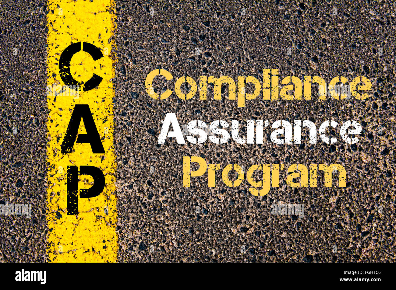 Concept image of Business Acronym CAP Compliance Assurance Program ...