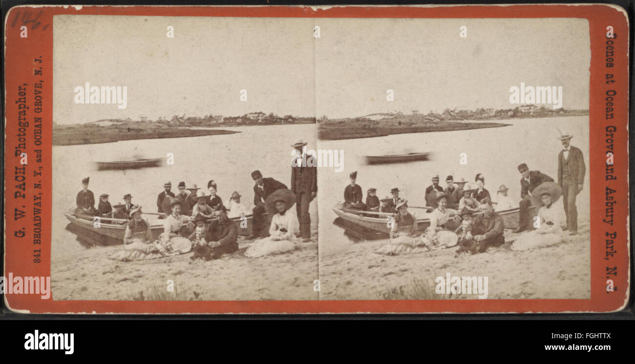 Fletcher Lake, Ocean Grove, from Robert N. Dennis collection of ...