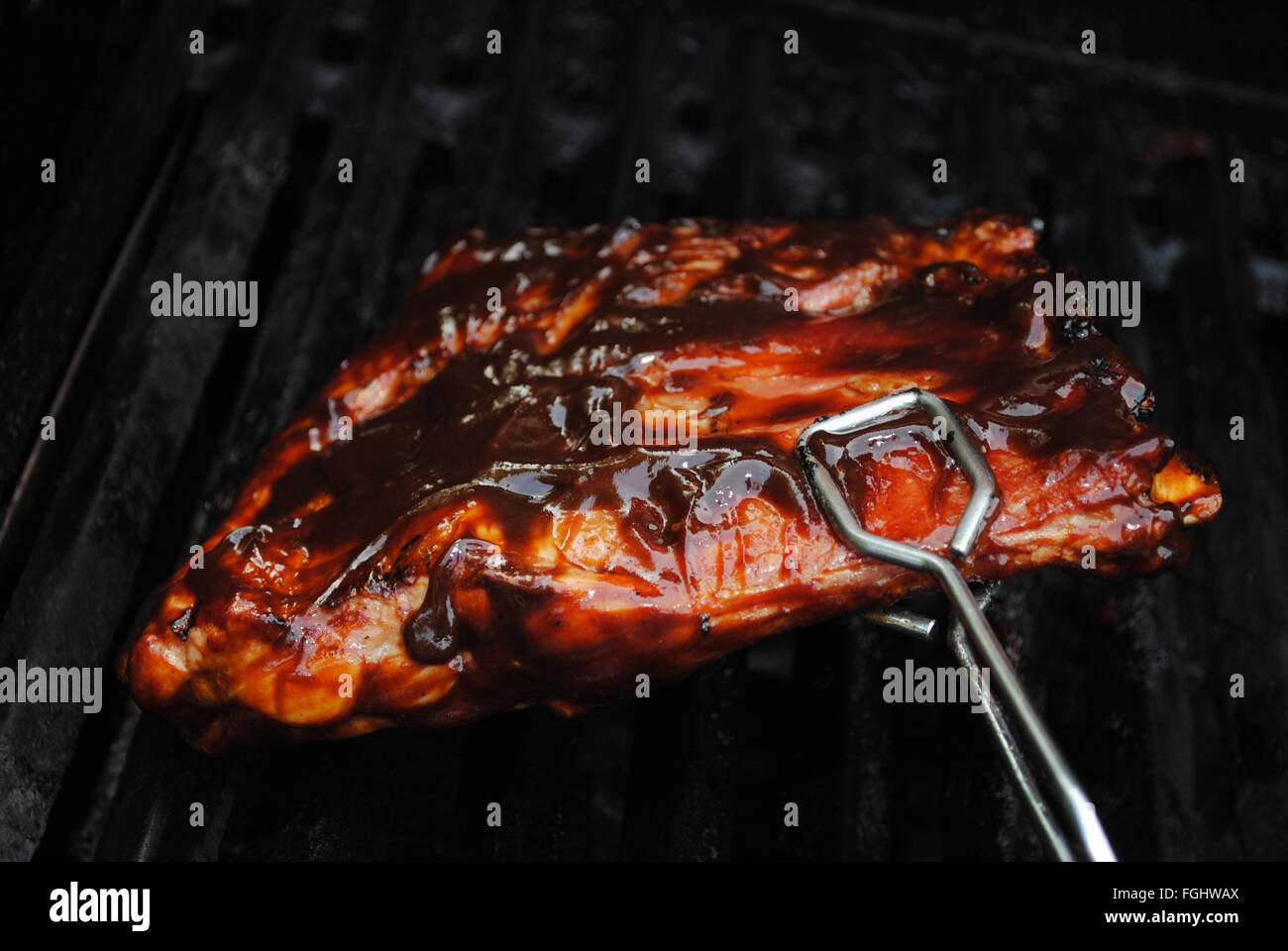 Slab barbecue baby back ribs hi-res stock photography and images - Alamy