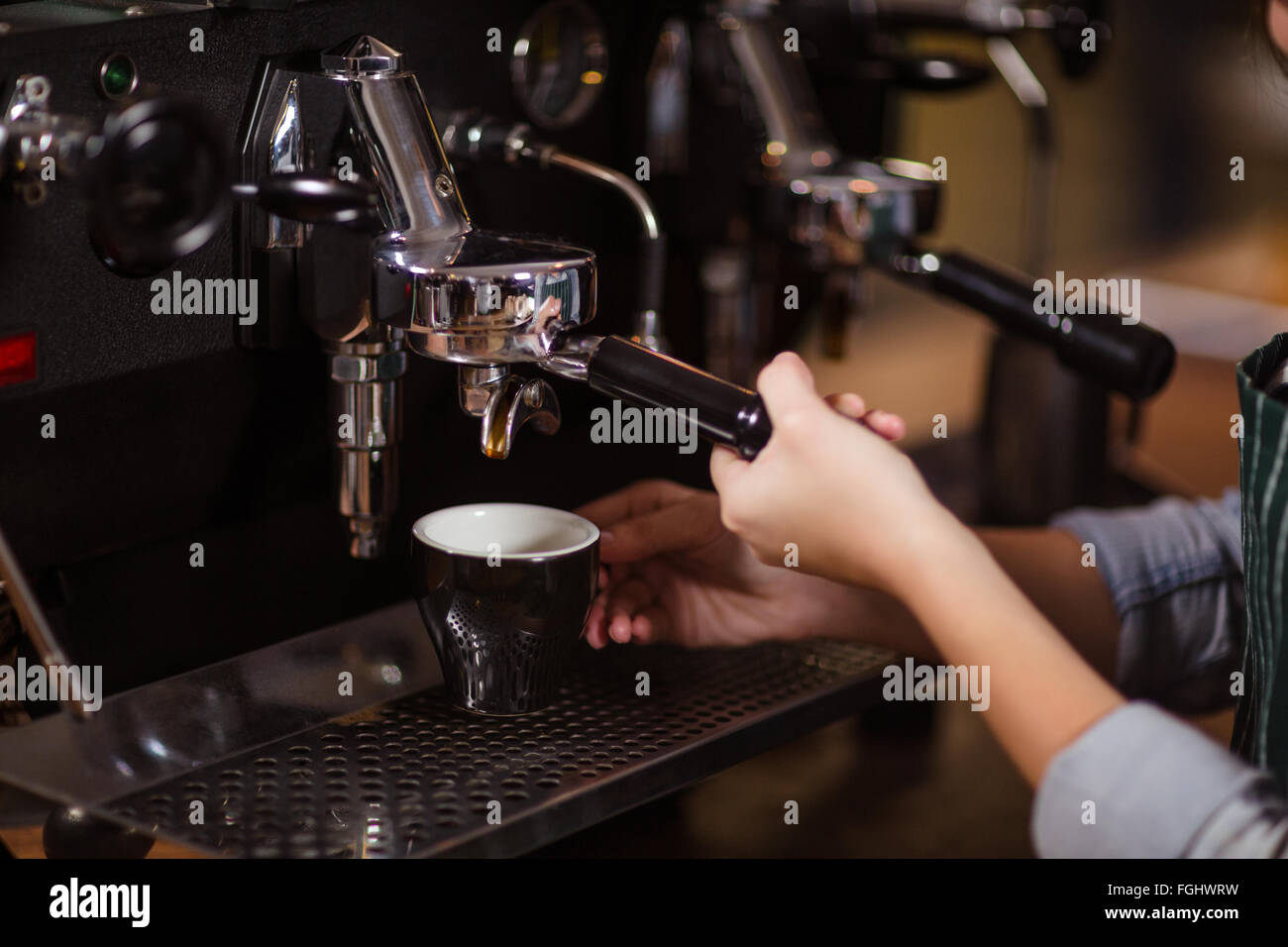 Using coffee machine hi-res stock photography and images - Alamy