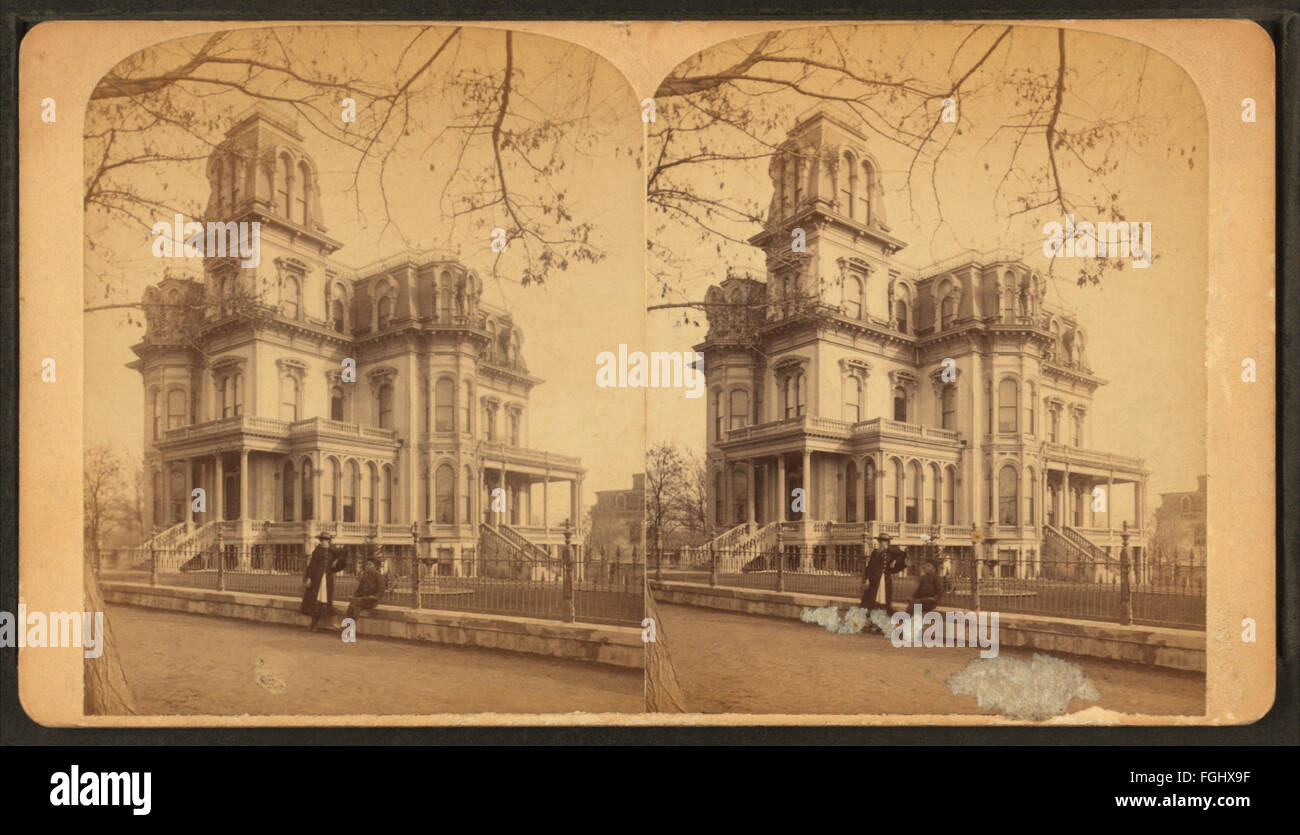 A photograph from the Robert N. Dennis collection of Gardo House, the ...