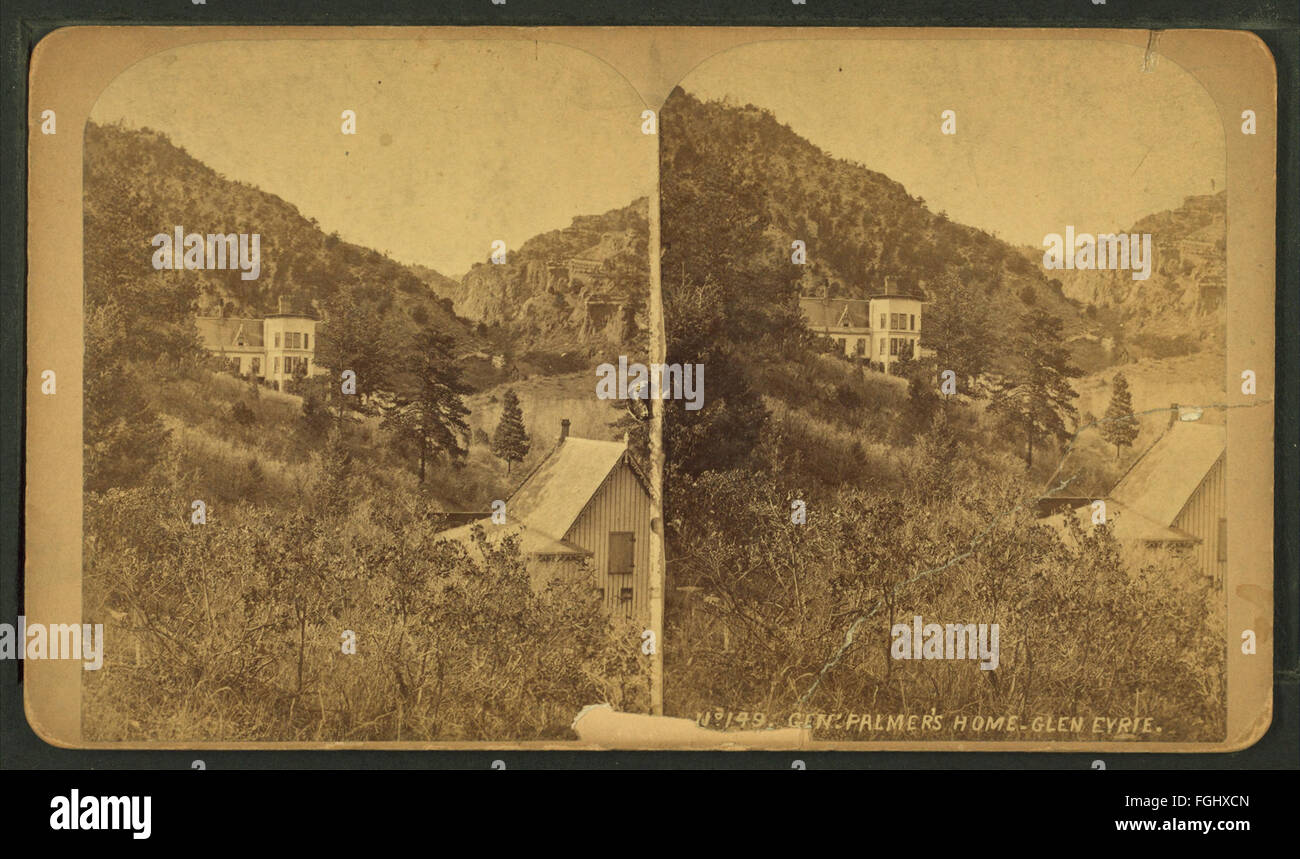 Photograph of Glen Eyrie, General Palmer's home, showcasing the ...