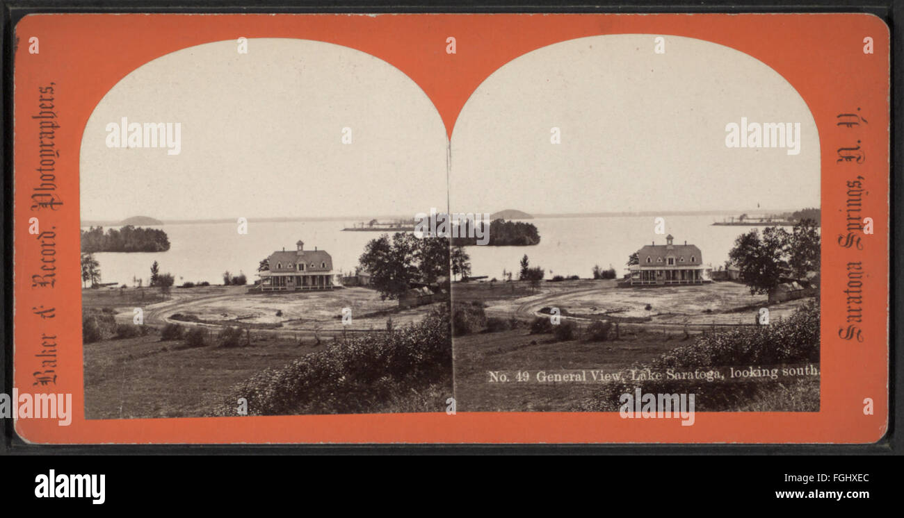 This stereoscopic view captures the southern perspective of Lake ...