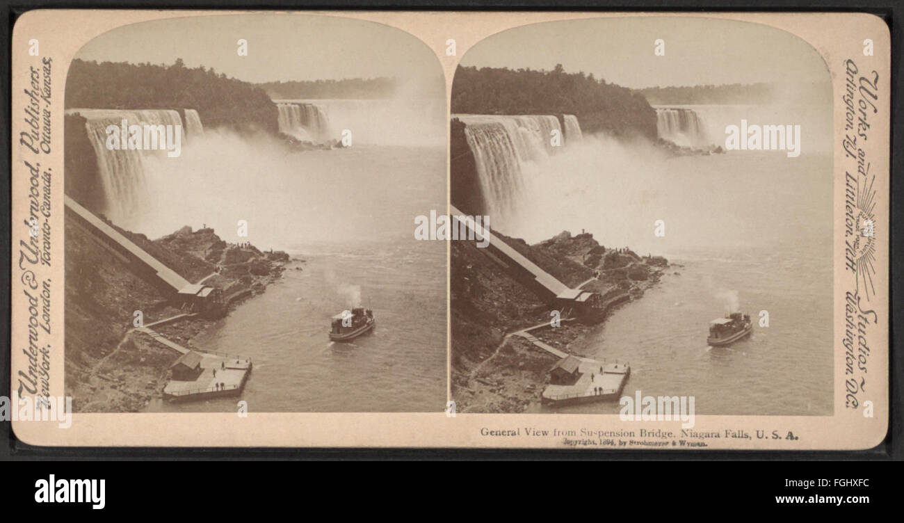 U S Niagara Suspension Bridge High Resolution Stock Photography and ...