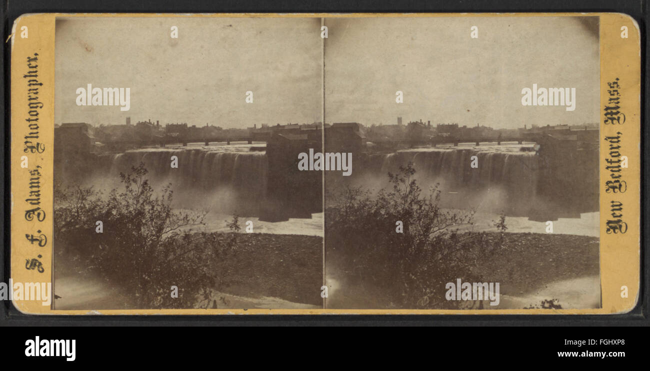 A photograph of Genesee Falls in Rochester, New York, taken by S. F ...