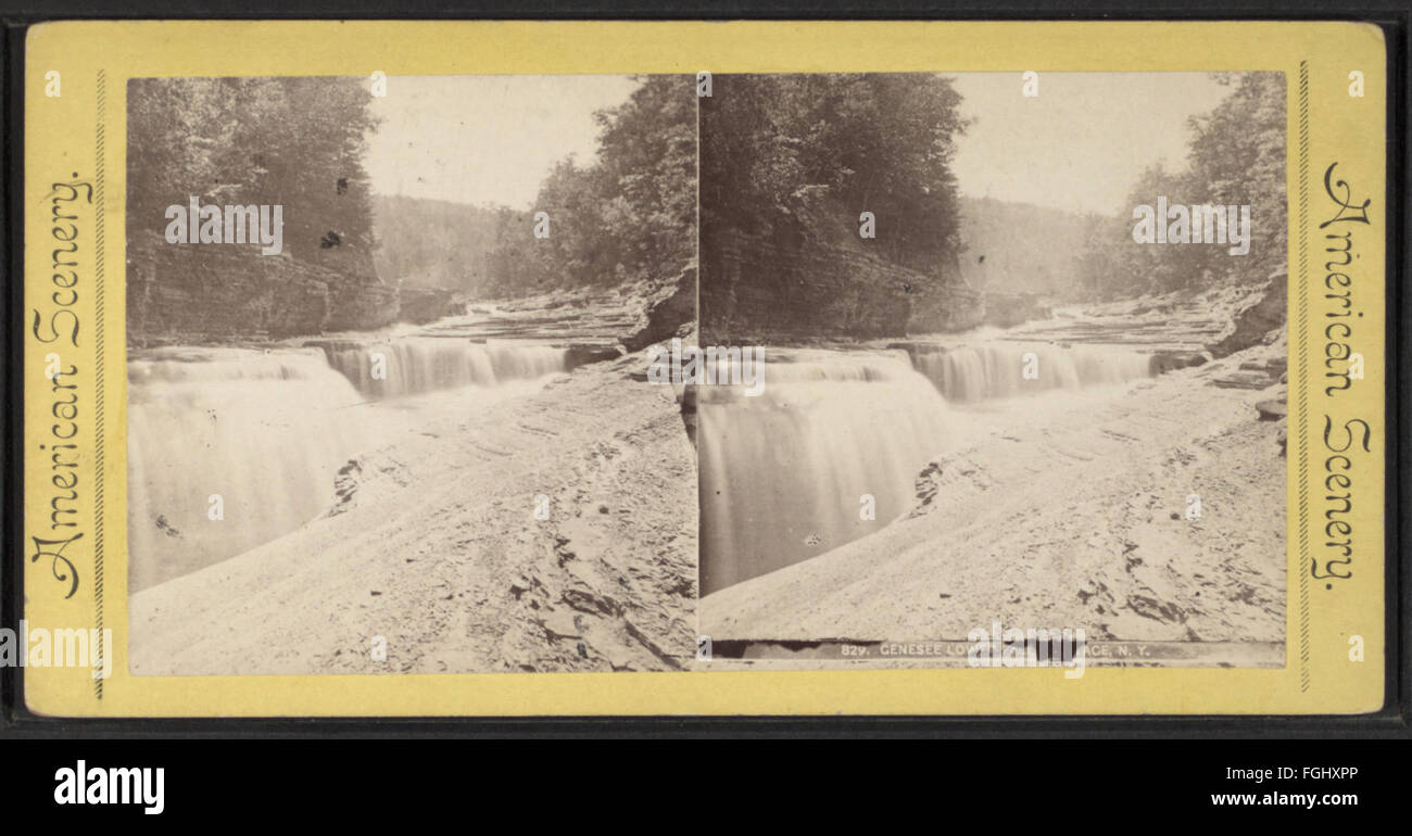 Photograph from the Robert N. Dennis collection showing the Genesee ...