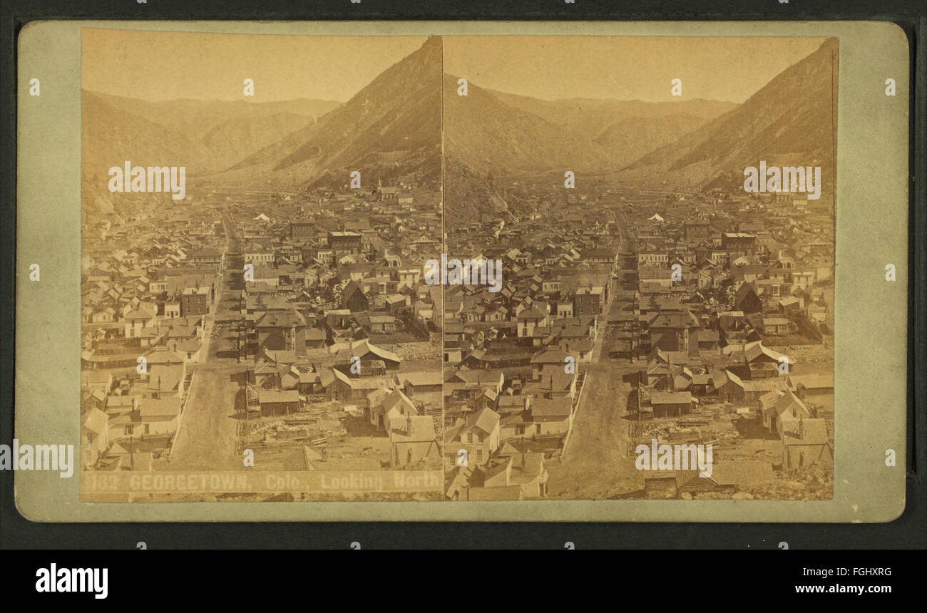 A photograph by Charles Weitfle showing a northern view of Georgetown ...