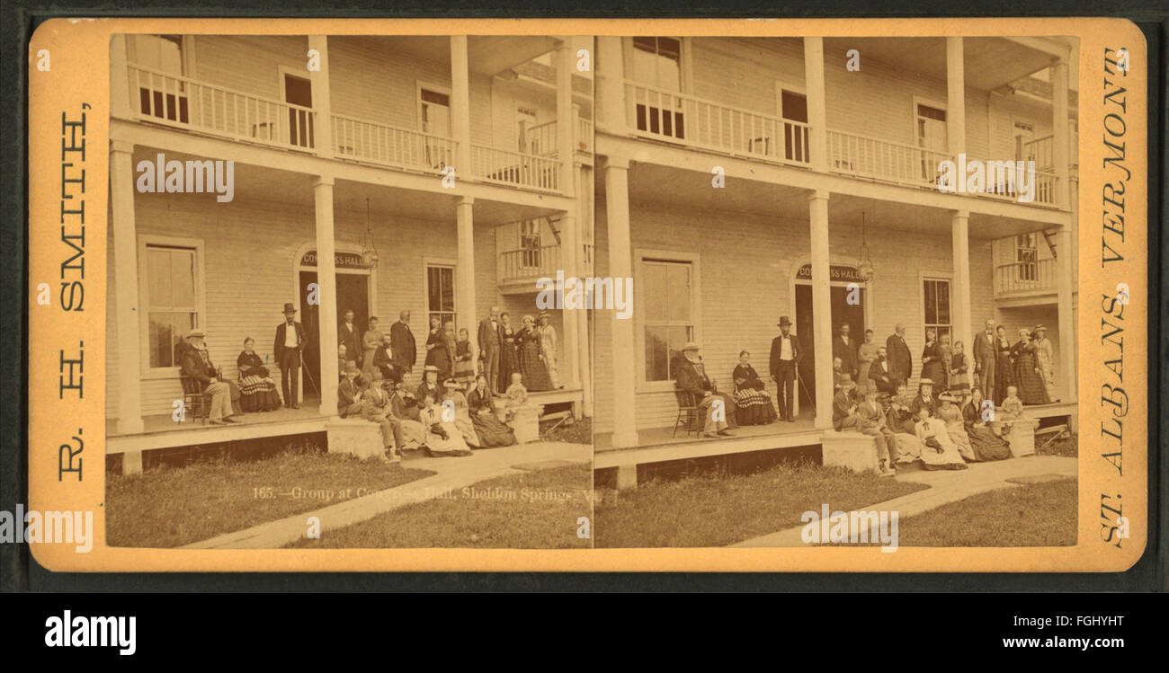 This photo by Rollin H. Smith shows a group of people gathered at ...