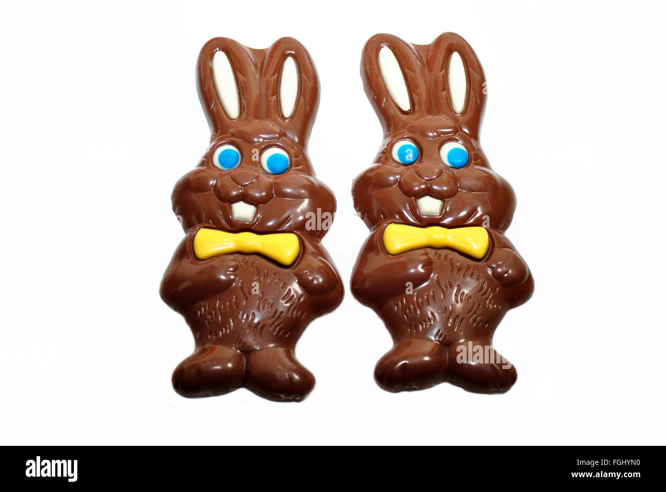 Chocolate easter bunny colorful Cut Out Stock Images & Pictures - Alamy