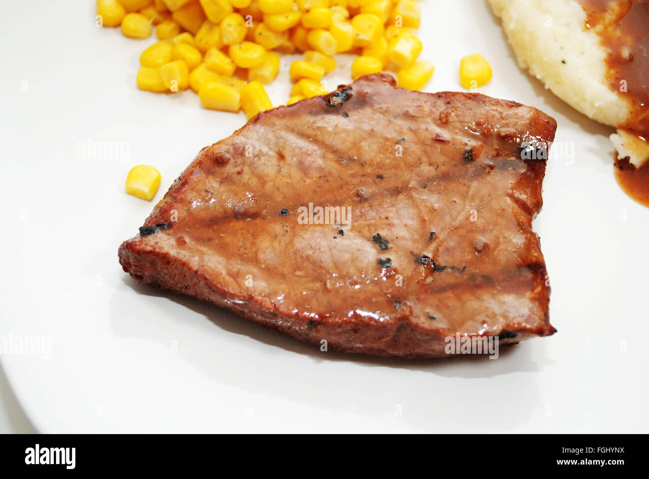 Plated steak dinner hi-res stock photography and images - Alamy