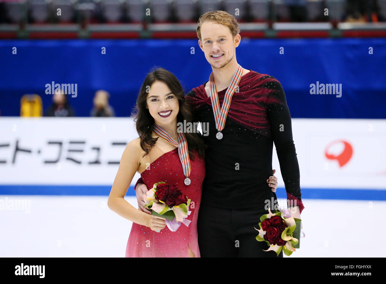 Taipei, Taiwan. 19th Feb, 2016. Madison Chock & Evan Bates (USA) Figure ...