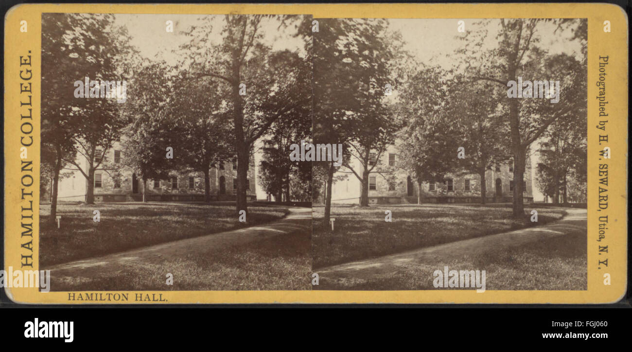 Photograph of Hamilton Hall, taken by H. Walton Seward. The image shows ...