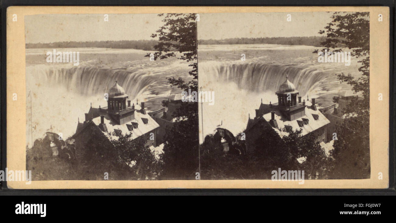 A photograph of Horse Shoe Fall from below the Pagoda, taken by E. & H ...