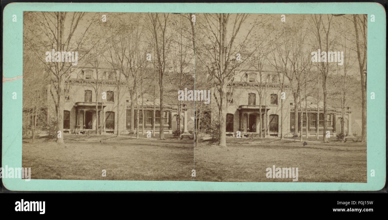 This photograph by Washington G. Smith depicts a house in Cooperstown ...