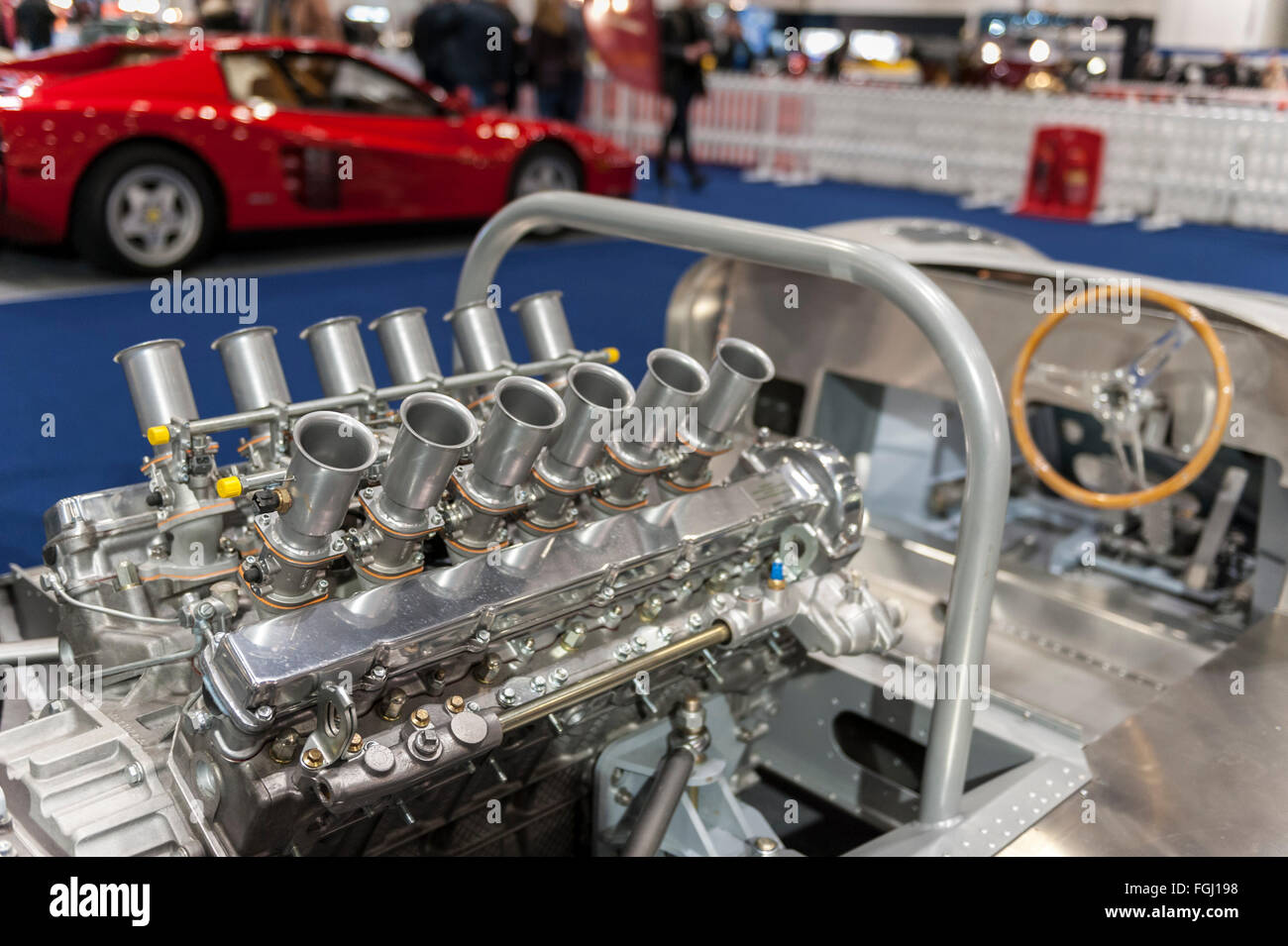 Jaguar v12 engine hi-res stock photography and images - Alamy
