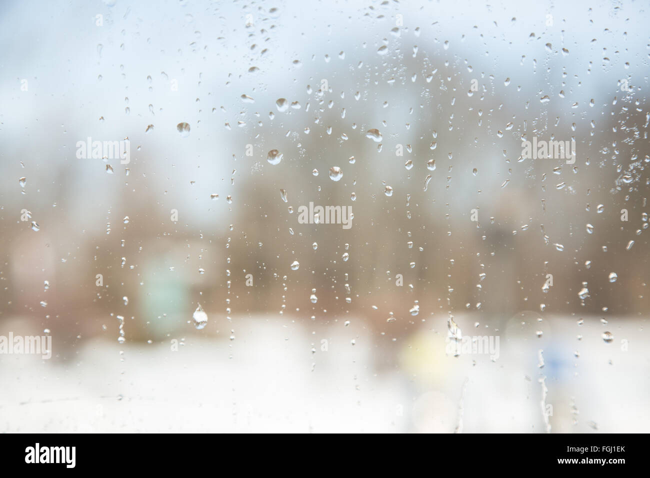 Artsy rainy window Stock Photo - Alamy