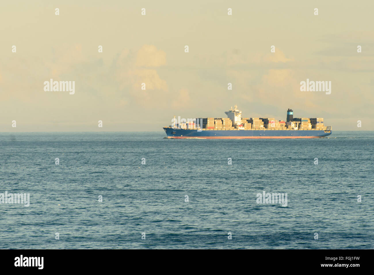 Shipping in the English Channel Stock Photo - Alamy