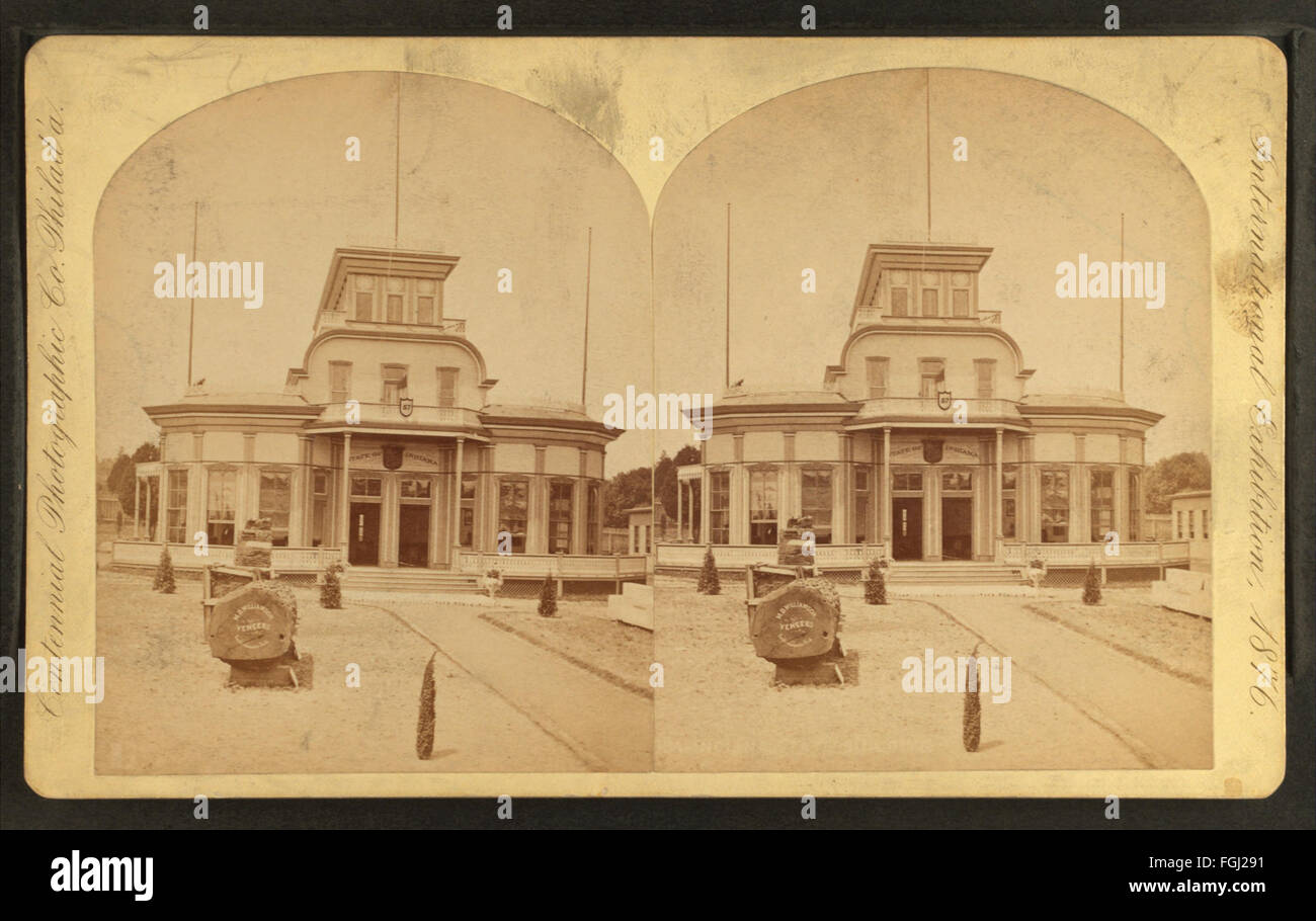 This photograph by Centennial Photographic Co. shows the Indiana State ...